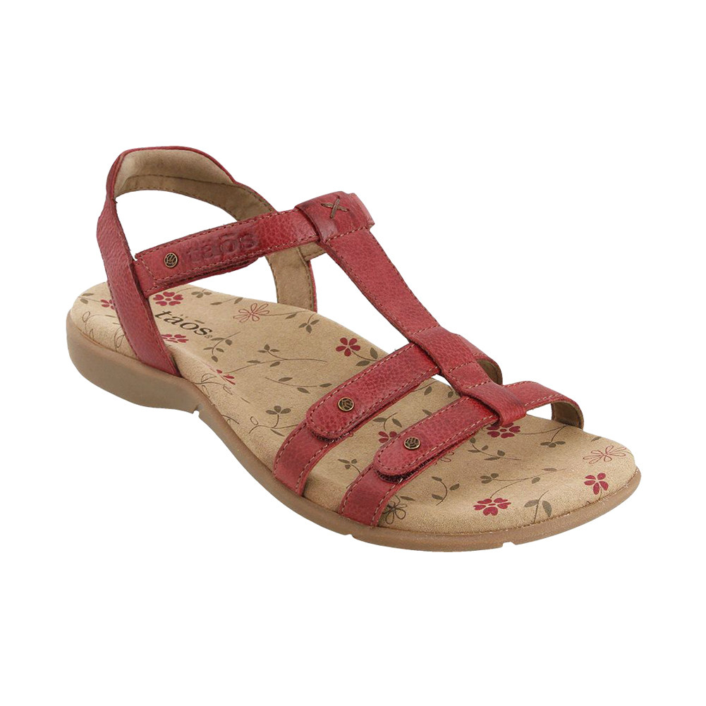 Taos Women's Trophy 2 Sandals - Red | Discount Taos Ladies Sandals ...