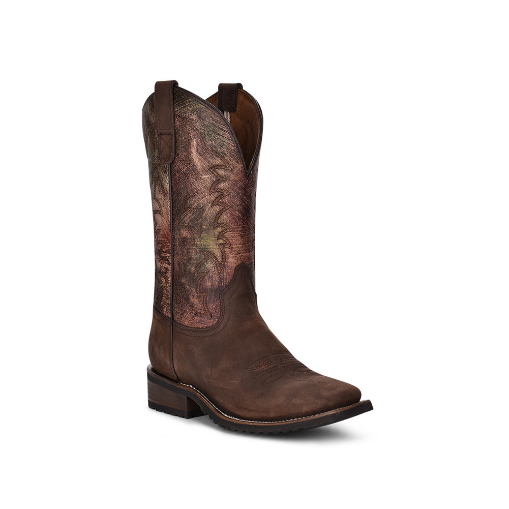 Circle G Men's L5817 Wide Square Toe Boot - Brown | Discount Corral ...