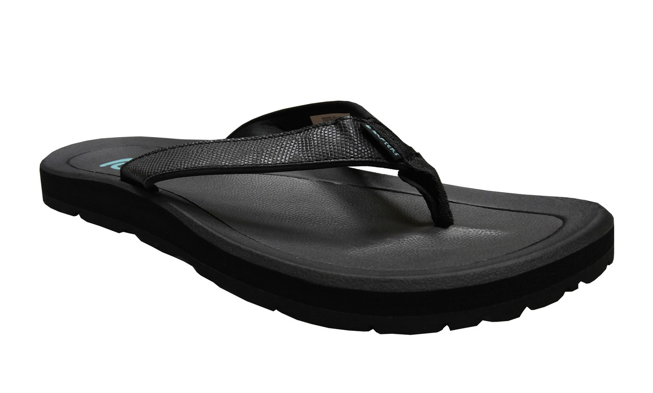 Rafters Women's Capri Flip Flop - Black | Discount Rafters Ladies ...