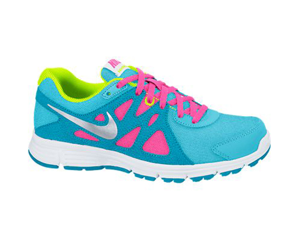 Nike Girl's Revolution 2 Athletic Shoe - Blue | Discount Nike Childrens ...