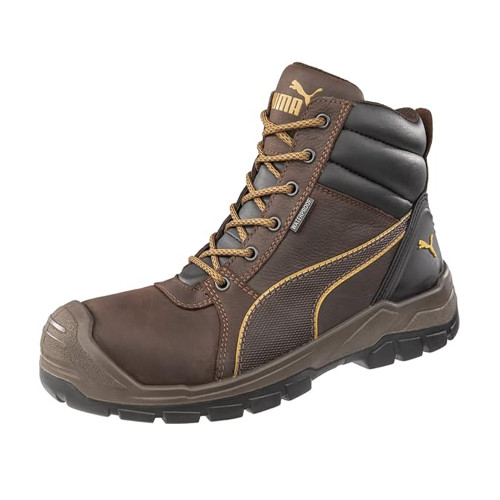 PUMA SAFETY Women's Tornado CTX Mid Composite Toe Work Boot - Brown ...