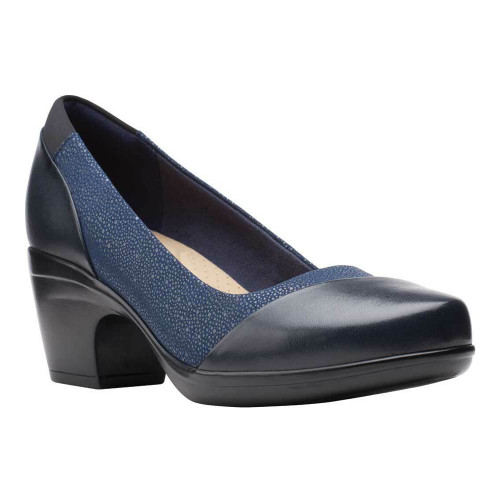 Clarks Women's Emily Alexa Pump - Blue | Discount Clarks Ladies Shoes ...