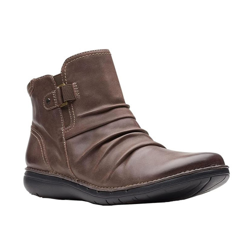 Clarks Women's Un Loop Top Boot - Brown | Discount Clarks Ladies Boots ...
