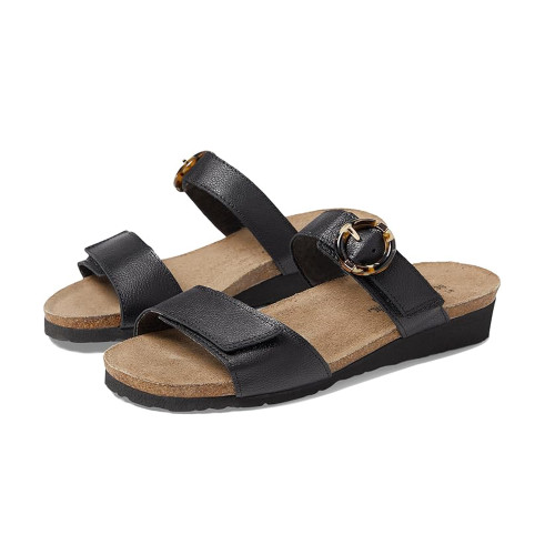 Naot Women's Anabel Wide Sandal - Black | Discount Naot Ladies Sandals ...