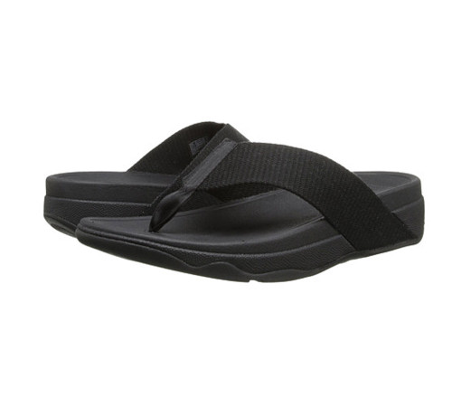 Fitflop Women's Surfa Flip Flop - Black | Discount Fitflop Ladies ...