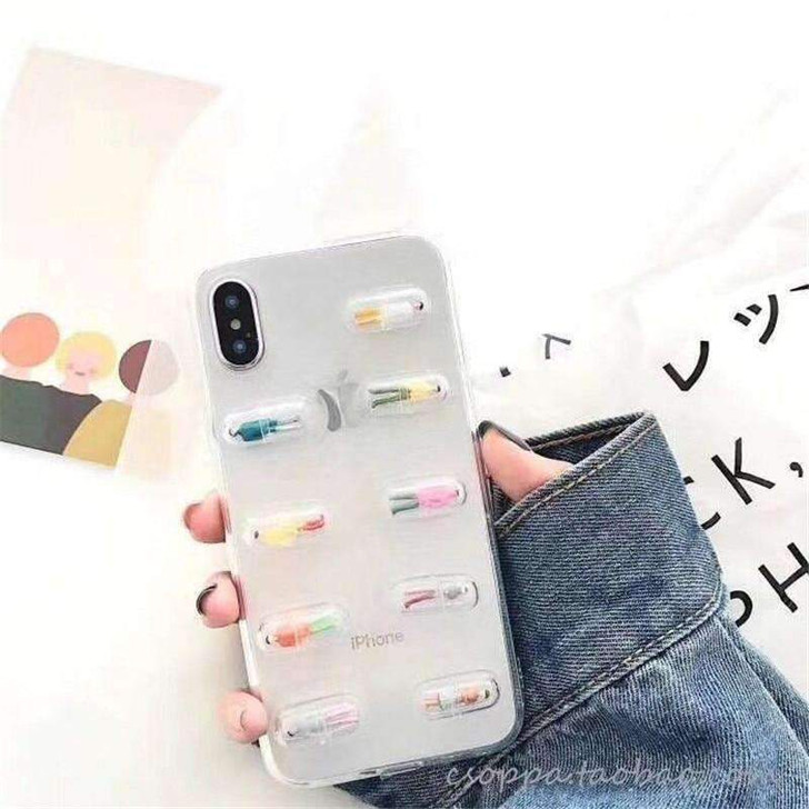 3D Pills Phone Case - Cosmique Studio Aesthetic Clothing