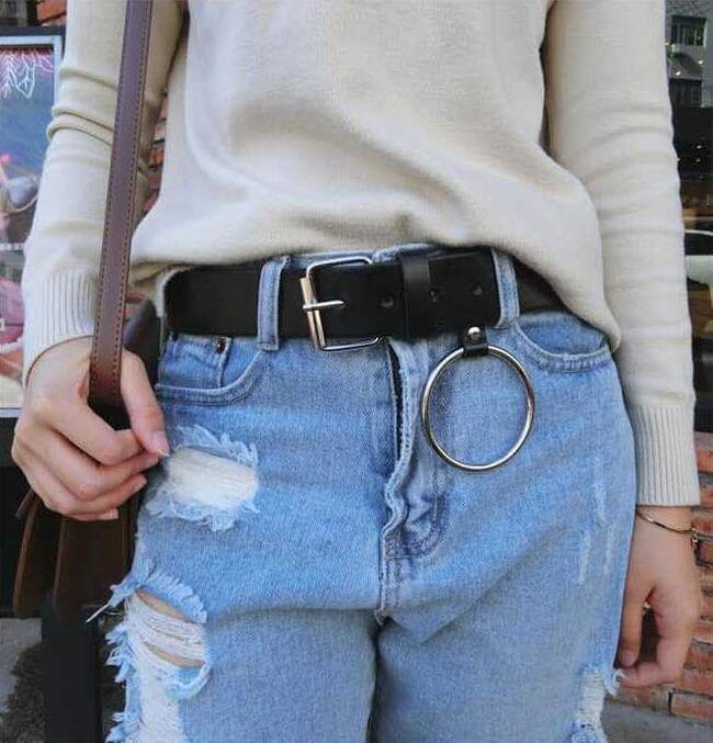 Classic Ringed Belts - Cosmique Studio Aesthetic Clothing