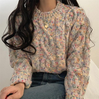 SOFT GIRL CUTE SWEATER - Cosmique Studio