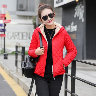 VSCO GIRL HOODED BASIC JACKET - Cosmique Studio