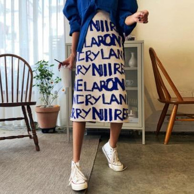 UNIQUE DESIGN KNITTED SKIRT - Cosmique Studio