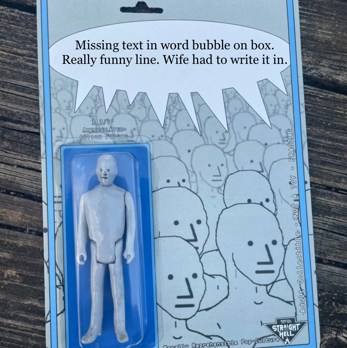 DIY NPC MEME - Straight To Hell Toyco
