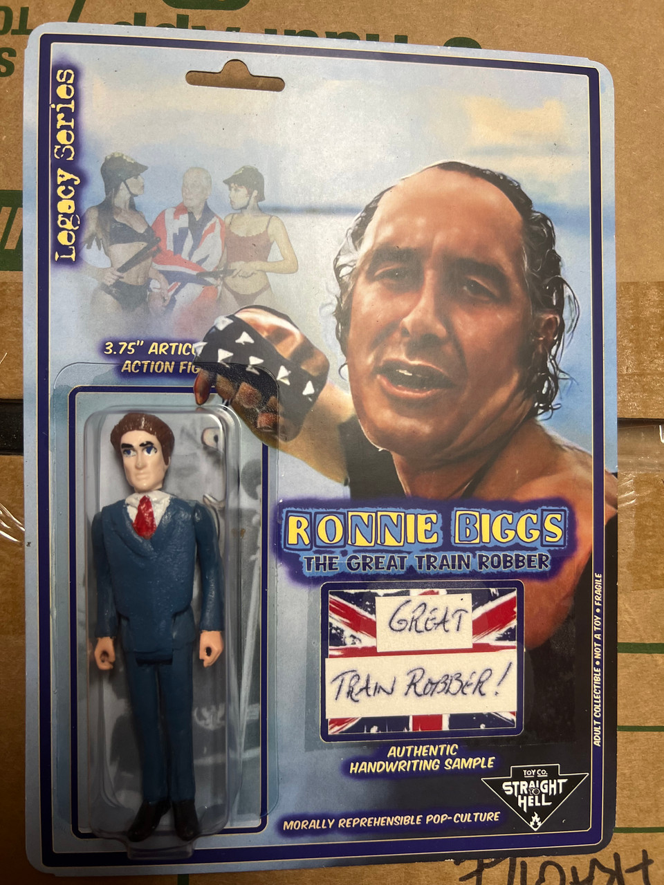 Ronnie Biggs - THE GREAT TRAIN ROBBER special cut - Straight To Hell Toyco