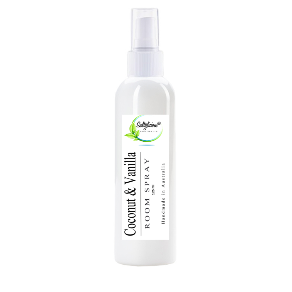 Coconut & Vanilla Room Spray - Saltylicious® Bath Body and Beauty ...