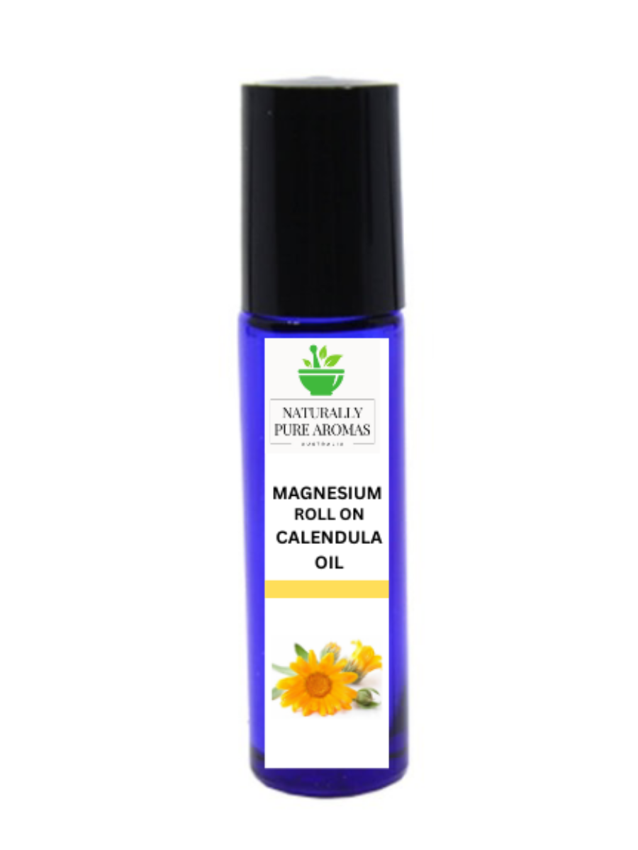 Magnesium Oil Roll On with Organic Calendula Oil - Saltylicious® Bath ...