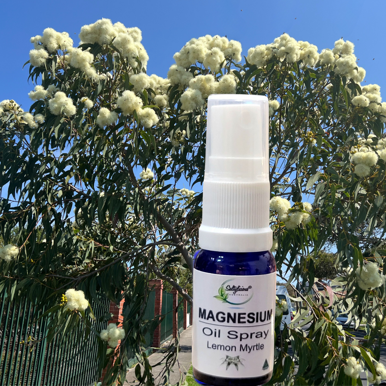 Mini Magnesium Oil Spray Lemon Myrtle Three Pack - Saltylicious® Bath ...