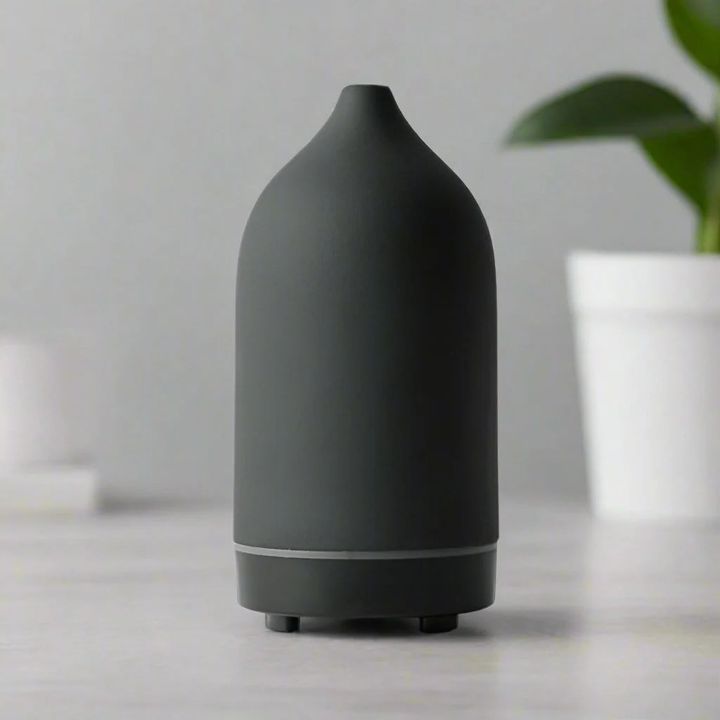 Ceramic Stone Aromatherapy Diffusers Charcoal - Saltylicious® Bath Body ...