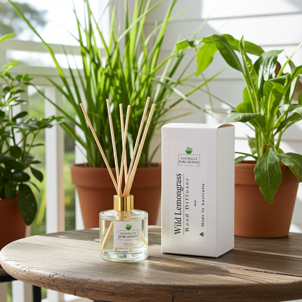 Wild Lemongrass Mini Reed Diffuser 50 ML - Saltylicious® Bath Body and ...