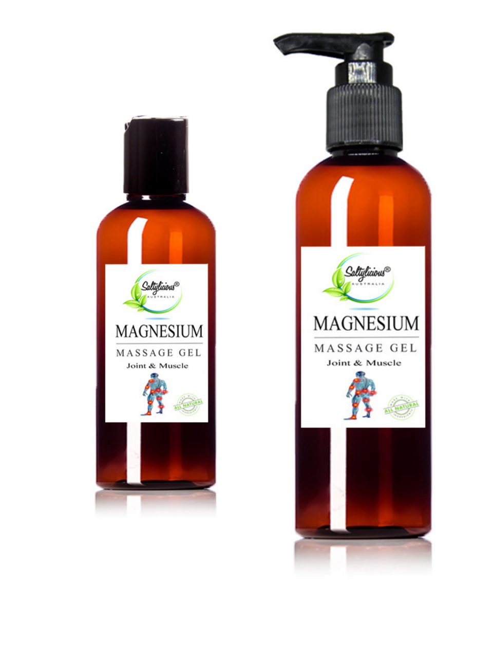 MAGNESIUM PRODUCTS - Magnesium Massage Gel - Saltylicious® Bath Body ...