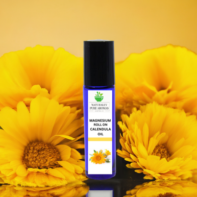 Magnesium Oil Roll On with Organic Calendula Oil - Saltylicious® Bath ...