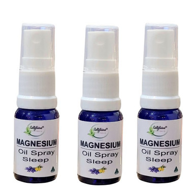 Mini Magnesium Spray Sleep 10 ML Three Pack - Saltylicious® Bath Body ...