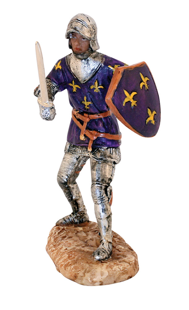 Resin Knight - Medieval Knight with Fleur De Lys