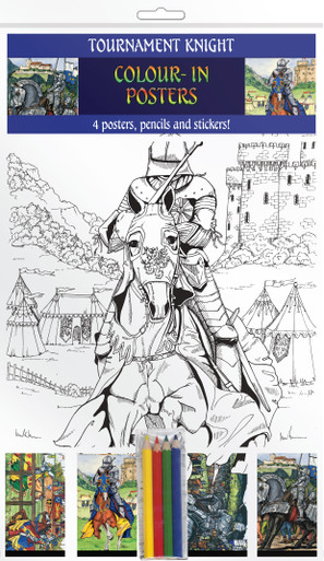 Tournament Knight - Colour-in posters