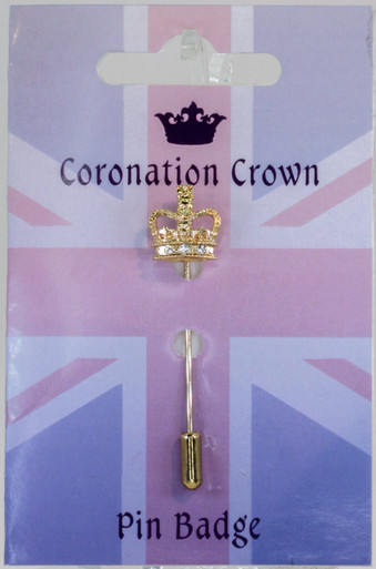 Coronation Crown Pin Badge - Coronation Edition