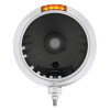 Stainless Steel Bullet Embossed Stripe Peterbilt Style Headlight With 4 ...