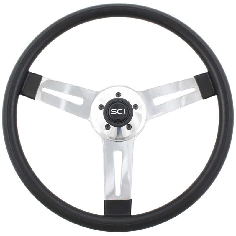 20" Ivory Retro Bone 3 Spoke Steering Wheel - Raney's Truck Parts