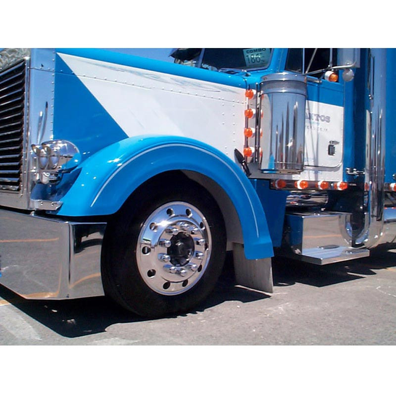 Peterbilt 379 Ribbed Fiberglass Front Fender Set - Raney's Truck Parts