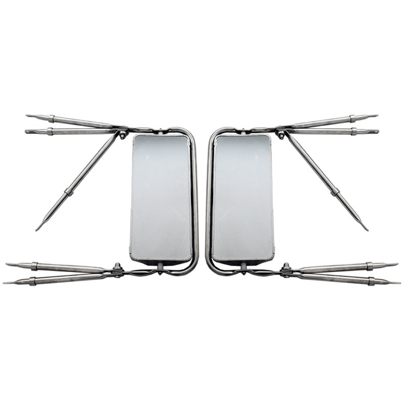Universal West Coast Mirror Bracket Assembly Stainless Steel - Raney's ...