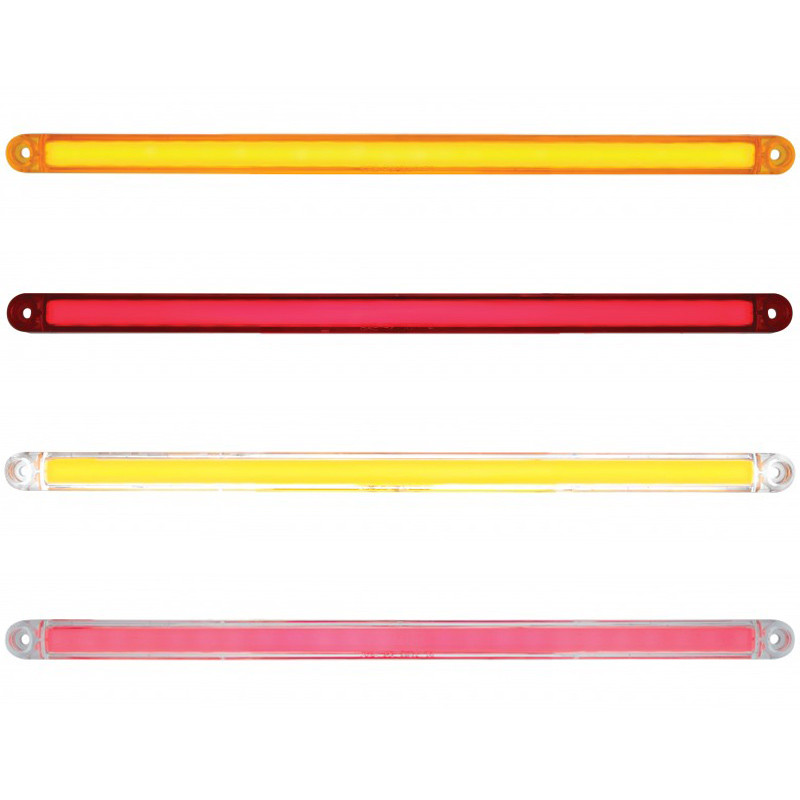 12" Dual Function GLO Light Bar With Chrome Housing - Raney's Truck Parts