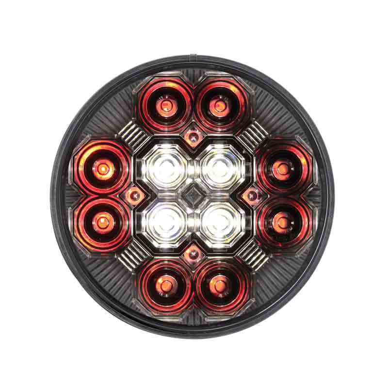 4" Round STT And Back-Up Combo LED Light - Raney's Truck Parts