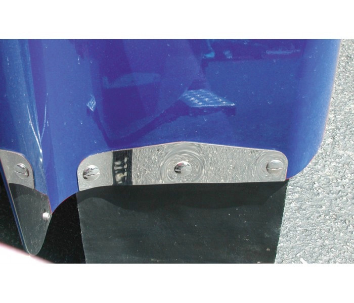 Kenworth W900L Stainless Steel Fenderette Kit - Raney's Truck Parts