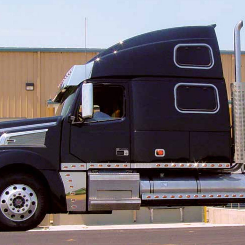 Peterbilt Sleeper/Day Cab Rear Window Trim 37.25" X 20.375" Window By ...