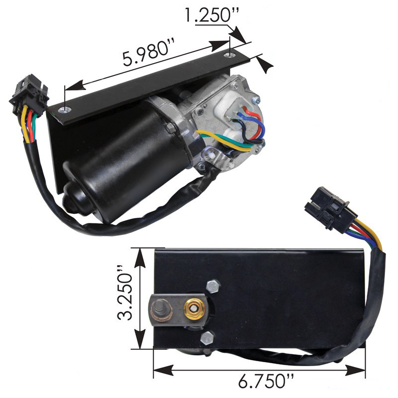 International 4000 8000 Windshield Wiper Motor 1661843C91 3539699C91