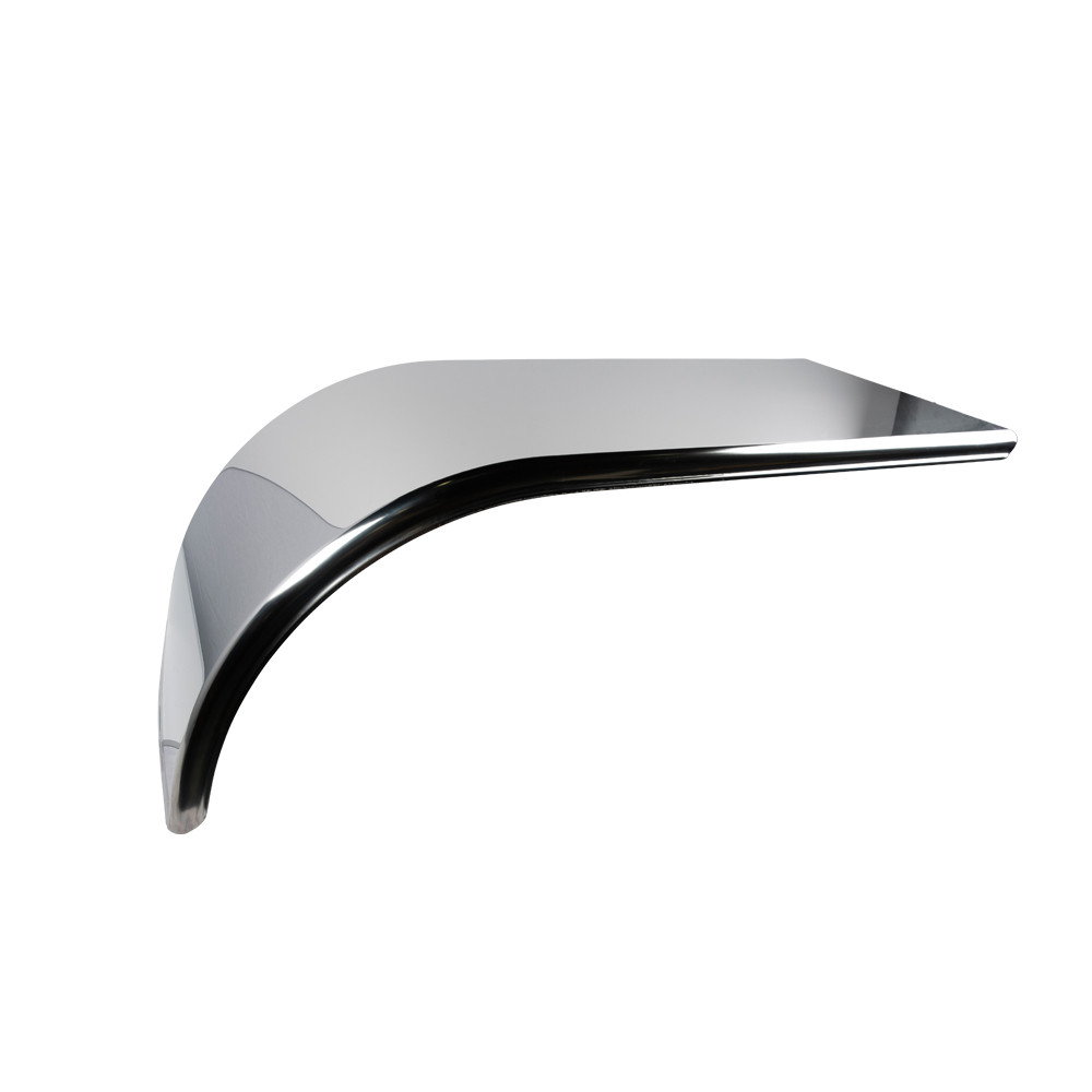 Semi Truck Fenders 132" Tandem Axle Stainless Steel With Rolled Edge ...