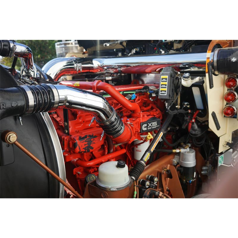 Kenworth W900L Chrome Air Intake Kit By Dynaflex - Raney's Truck Parts
