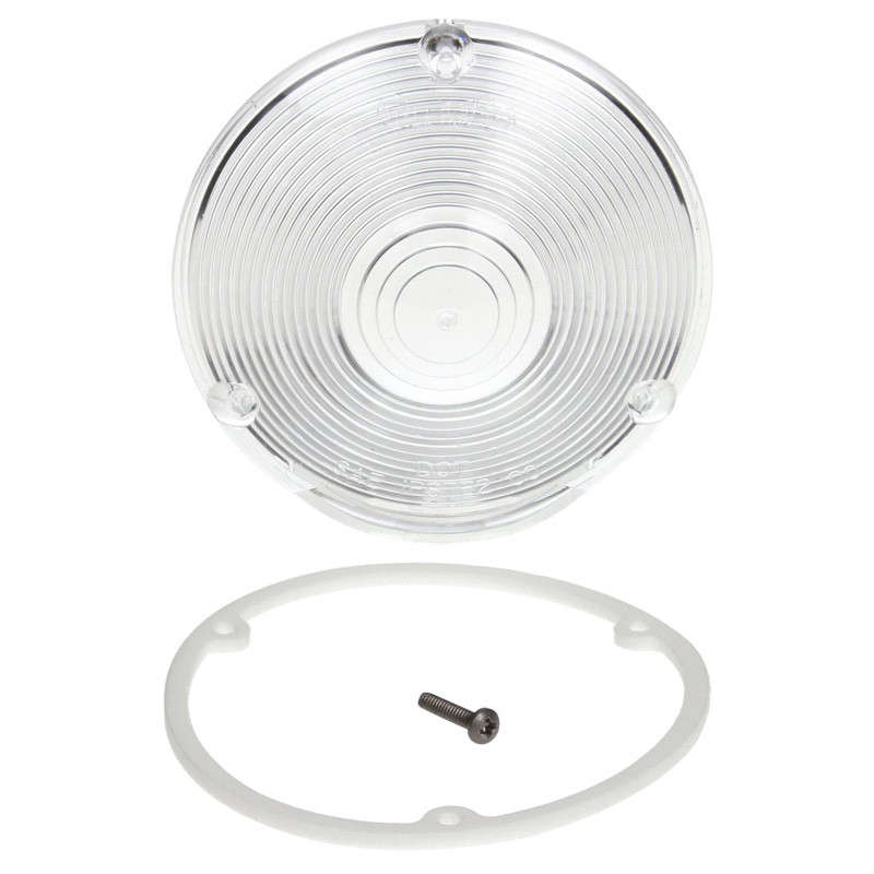 Round Yellow Cab Marker Replacement Lens 8943A - Raney's Truck Parts