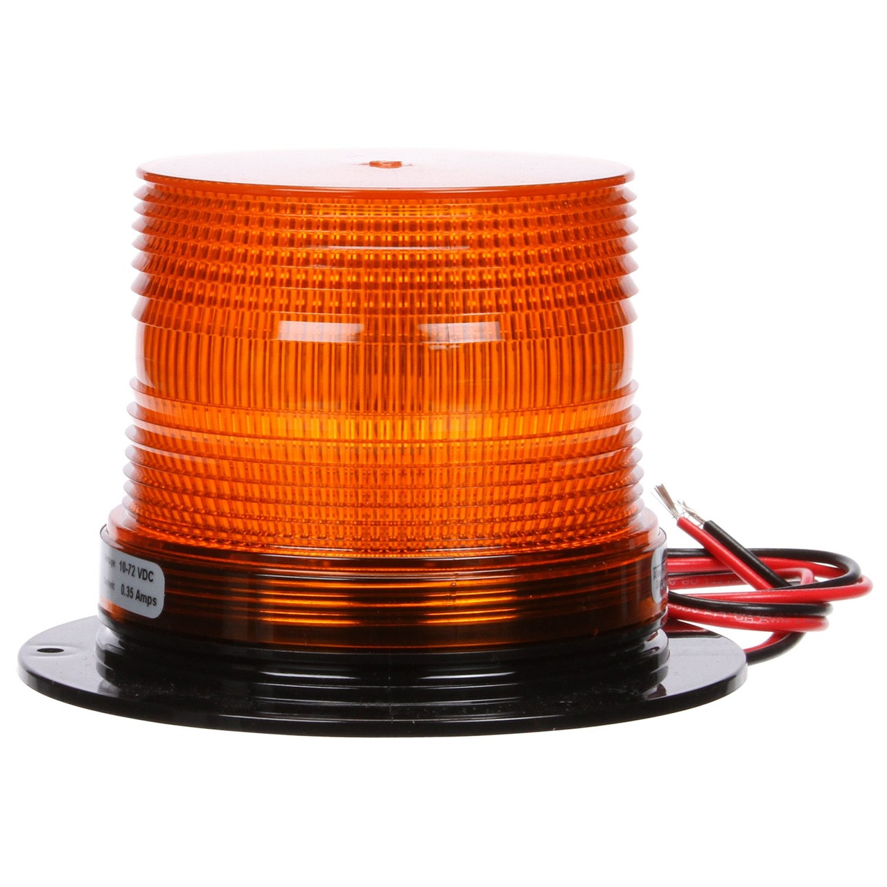 High Power LED Beacon Strobe Light Clear Amber Low Profile - Raney's ...
