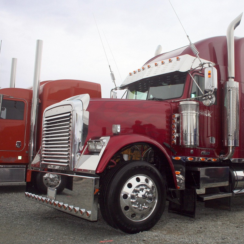 Freightliner Classic & Cabover Chrome 16" Standard Tapered Bumper By ...