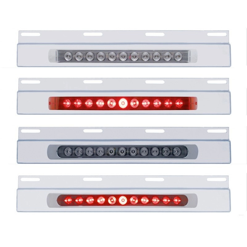 Stainless Top Mud Flap Light Bracket With LED GLO Lights - Raney's ...