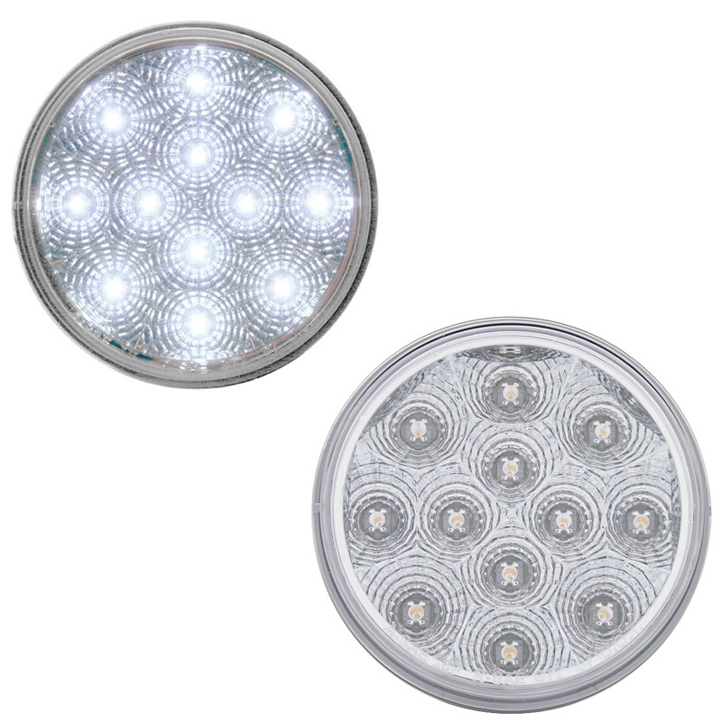 4" Round LED Back Up Reverse Light 12 LED With Reflector - Raney's ...