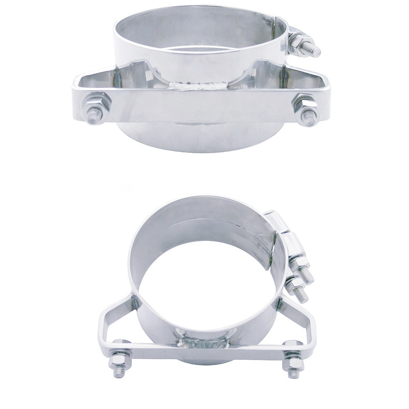 Freightliner Wide Band Clamp Stainless Steel - Raney's Truck Parts