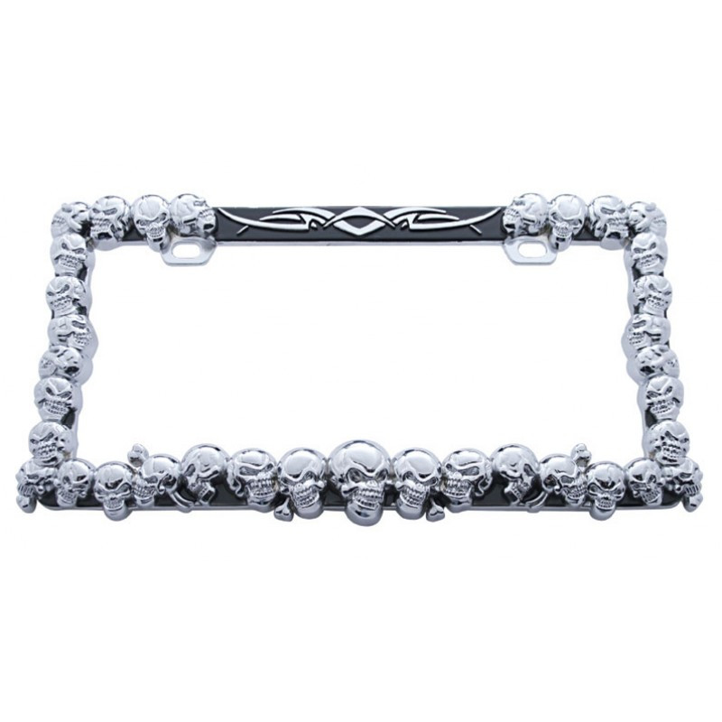 Universal Skull License Plate Frame - Raney's Truck Parts