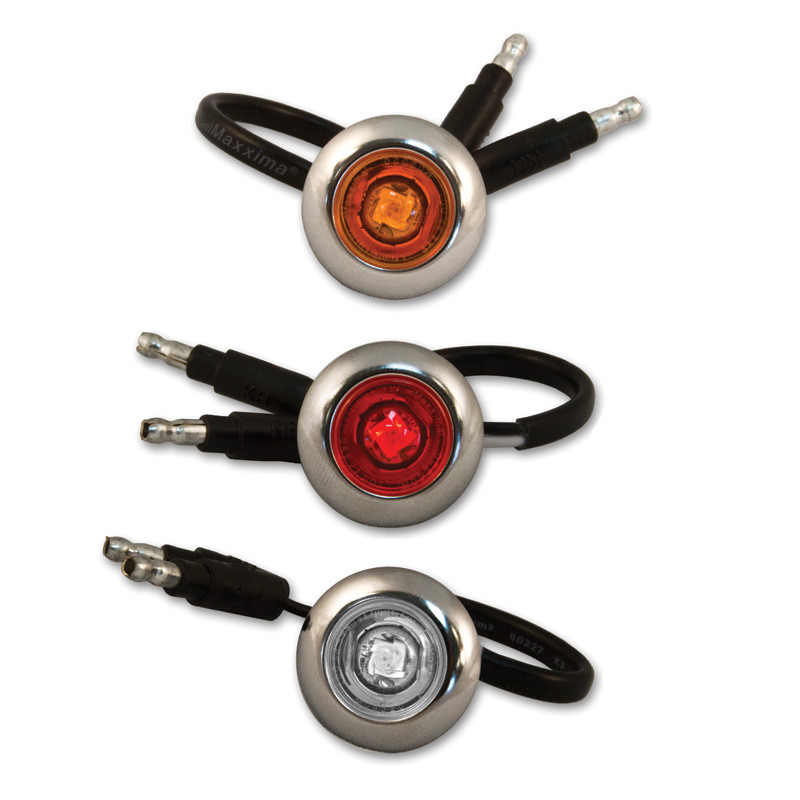 3/4" Round LED Button Lights By RoadWorks - Raney's Truck Parts