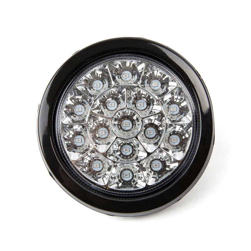 4" Round 16 LED White Reverse Light With Rubber Grommet - Raney's Truck ...