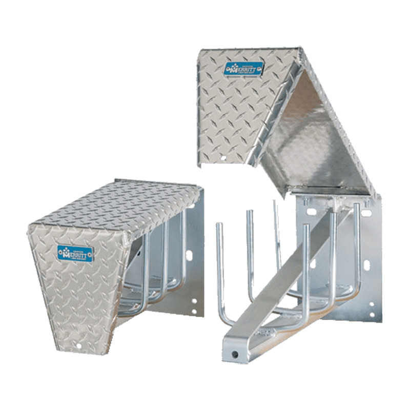 Aluminum Tire Chain Carrier With Diamond Plate Cover - Raney's Truck Parts