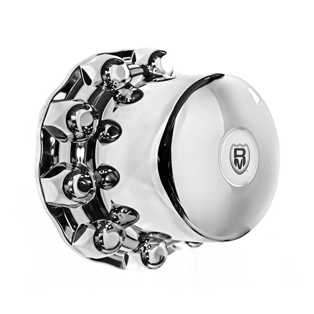 Alcoa Style Chrome One-Piece Rear Hub Axle Cover System 087100S - Raney ...