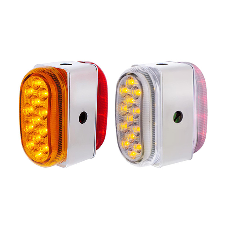 Double Faced Stainless Steel Mirror Light Bracket With 13 Dual ...